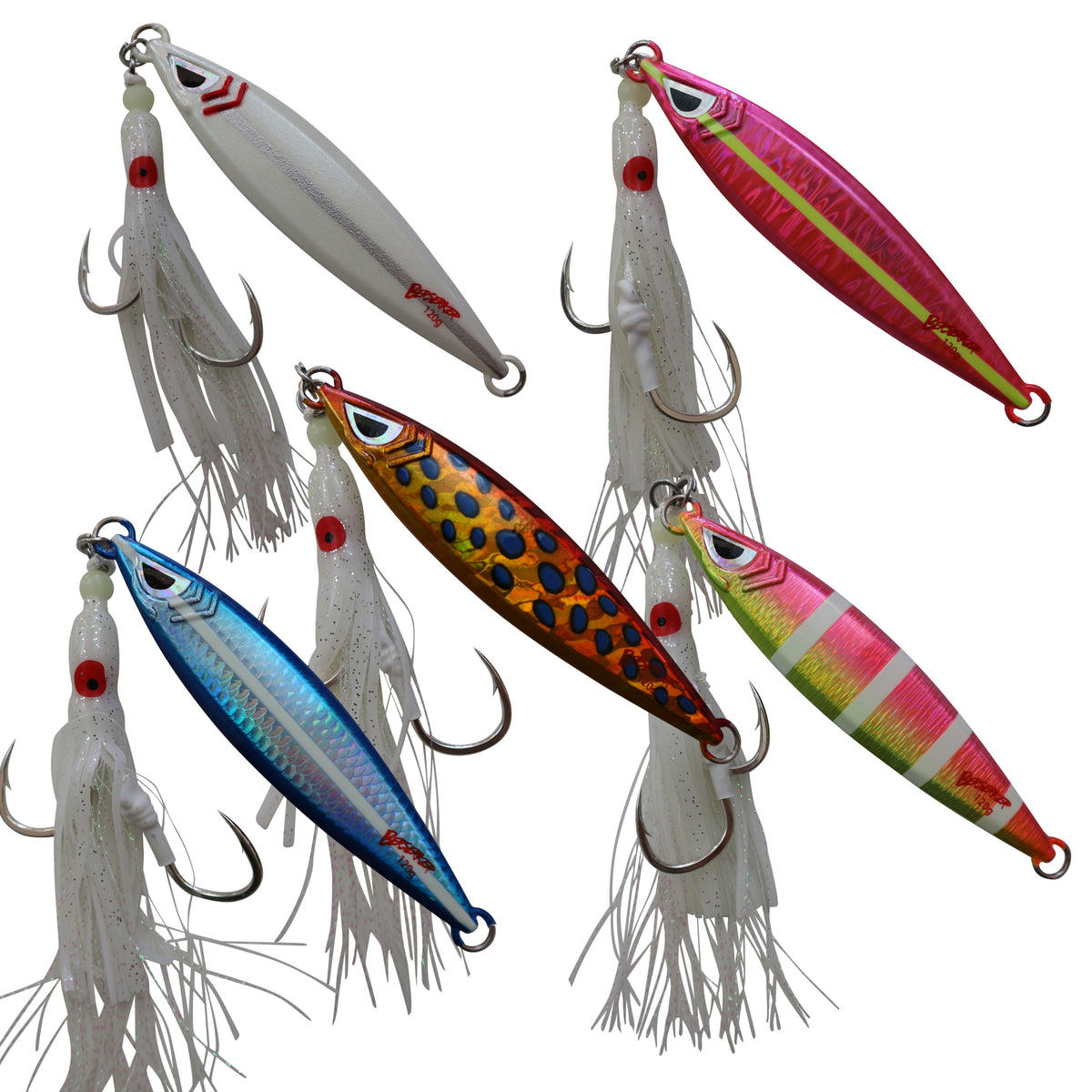 Jaw Slinger Jig Value Pack BKK x 5 – Berserker fishing