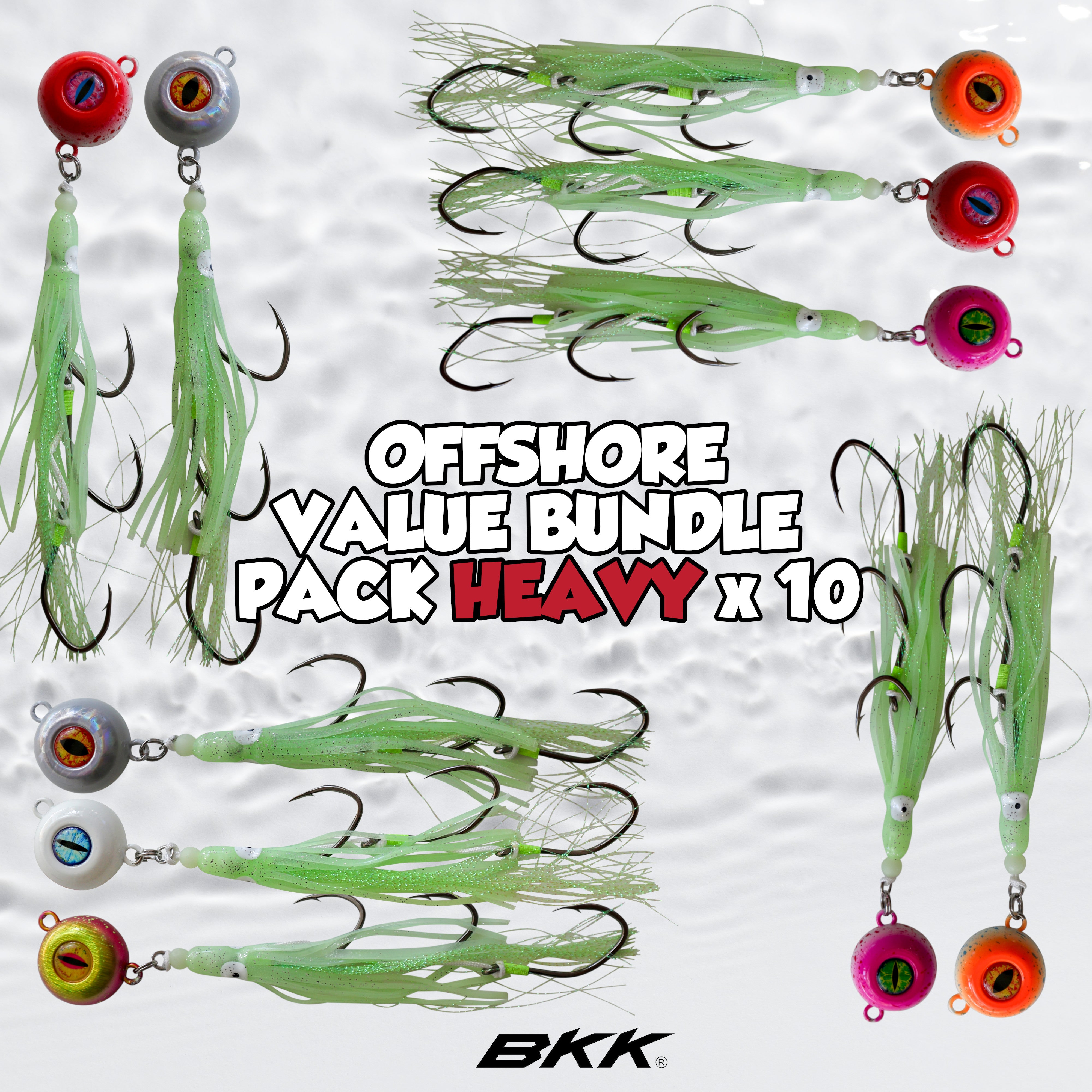 Berserker Hybrid Fishing Jig Lure Value Bundle Pack x 4 – Berserker Fishing