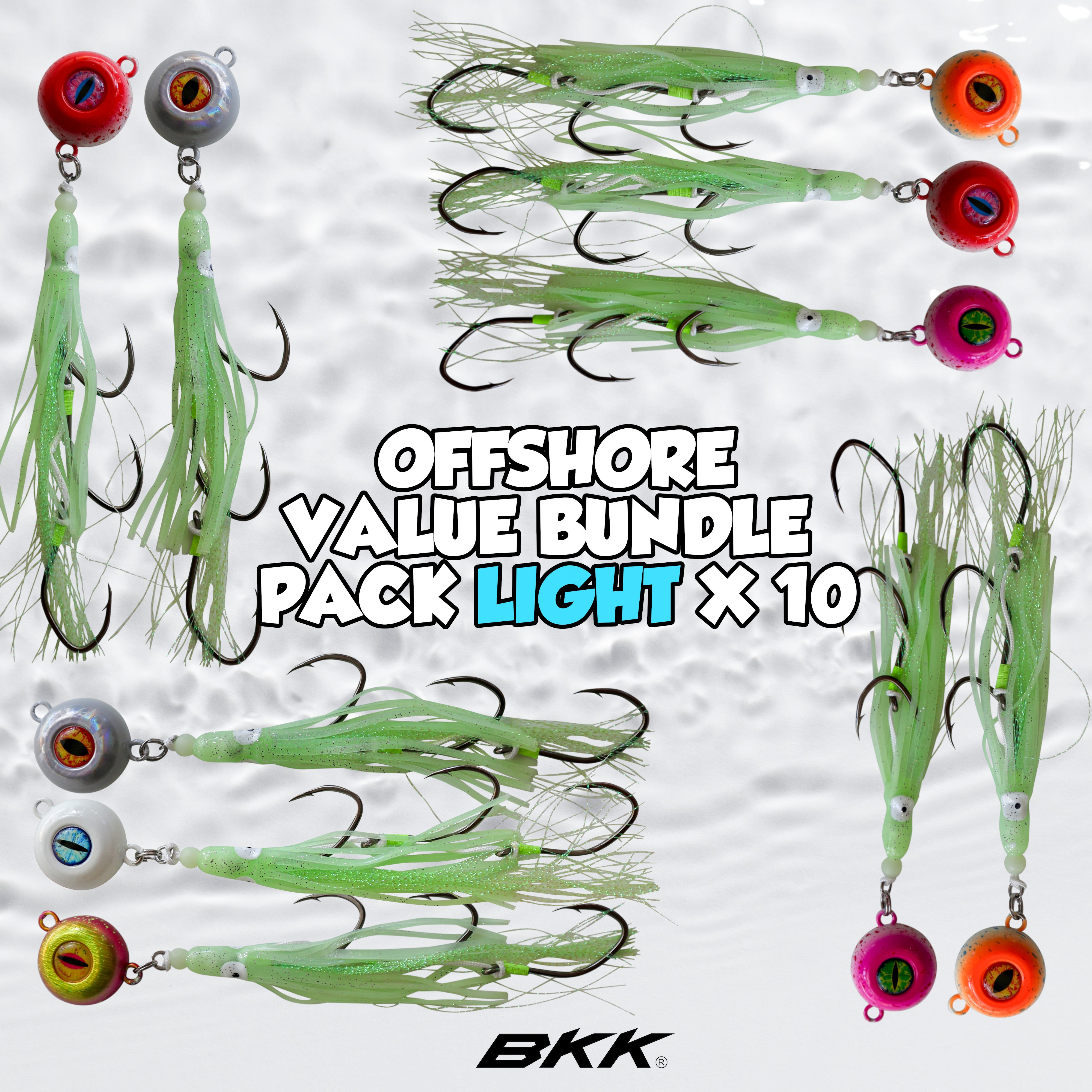 Berserker Hybrid Fishing Jig Lure Value Bundle Pack x 4 – Berserker Fishing